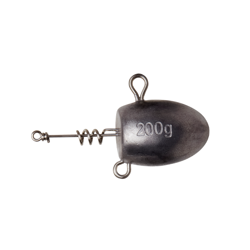Savage Gear Bullet Cork Screw Head loodkop 200 gr. Kleur Leiding