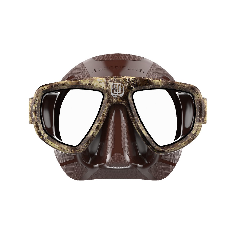 Maschera subacquea Extreme bivetro - Seac Colore Camo Brown