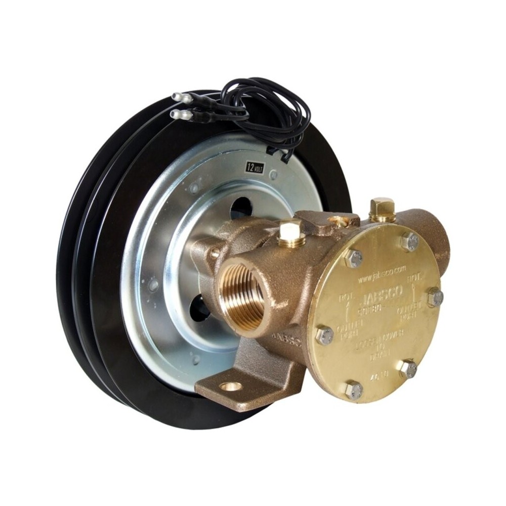 Jabsco 50080-2101 - 1" Bronze Pump with Electromagnetic Clutch | HiNelson