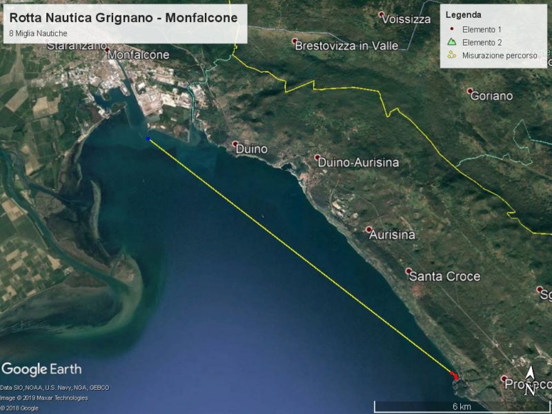 Navigare in Adriatico: Rotte Nautiche Monfalcone e porti dove ...